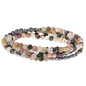 Scout Curated Wears - Women's Stone Wrap Bracelet & Necklace - Tourmaline - Stone of Healing
