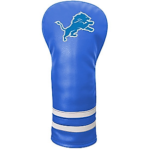 Team Golf NFL Detroit Lions Vintage Fairway Headcover (Color) - Printed Team Golf NFL Vintage Fairway Headcover (Printed), Fits All Fairway, Hybrid and Utility Clubs