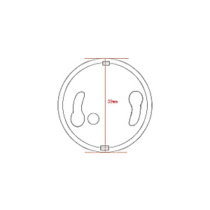 (Pack of 2) E26/E27 to GU24 Adapter Converter - E26/E27 Edison Screw to GU24 Bayonet Base Bulb Socket