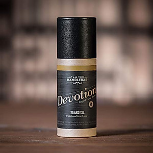 CanYouHandlebar Beard Oil for Men, Natural Beard Care Conditioner Moisturizer Softener Grooming Product, Patchouli and Floral Scent, 1oz Dropper Bottle