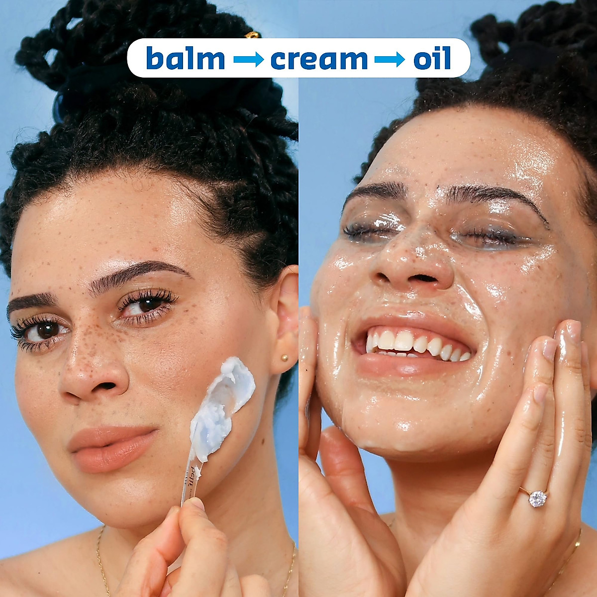 belif Aqua Bomb Cleansing Balm Makeup Remover, Hydrate & Deep Cleanse in 1 Step, No Mess Clean Up, Melt Away Makeup & SPF, Balm to Oil Cleanser Formula, No Oily Residue, Korean Skin Care