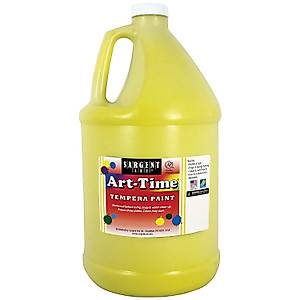 Sargent Art 17-6602, Gallon Yellow Art-Time Tempera Paint