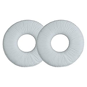 kwmobile Ear Pads Compatible with Sony MDR-ZX110 / MDR-ZX310 Earpads - 2X Replacement for Headphones - White