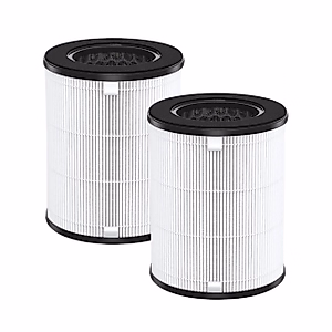 Nispira AP-T20FL True HEPA Replacement Filter Compatible with TotalClean 360° Tower Air Purifier AP-T20 AP-T20WT, 2 Pack