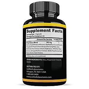 Sizegenix 742mg All Natural Advanced Men's Health Formula 60 Capsules