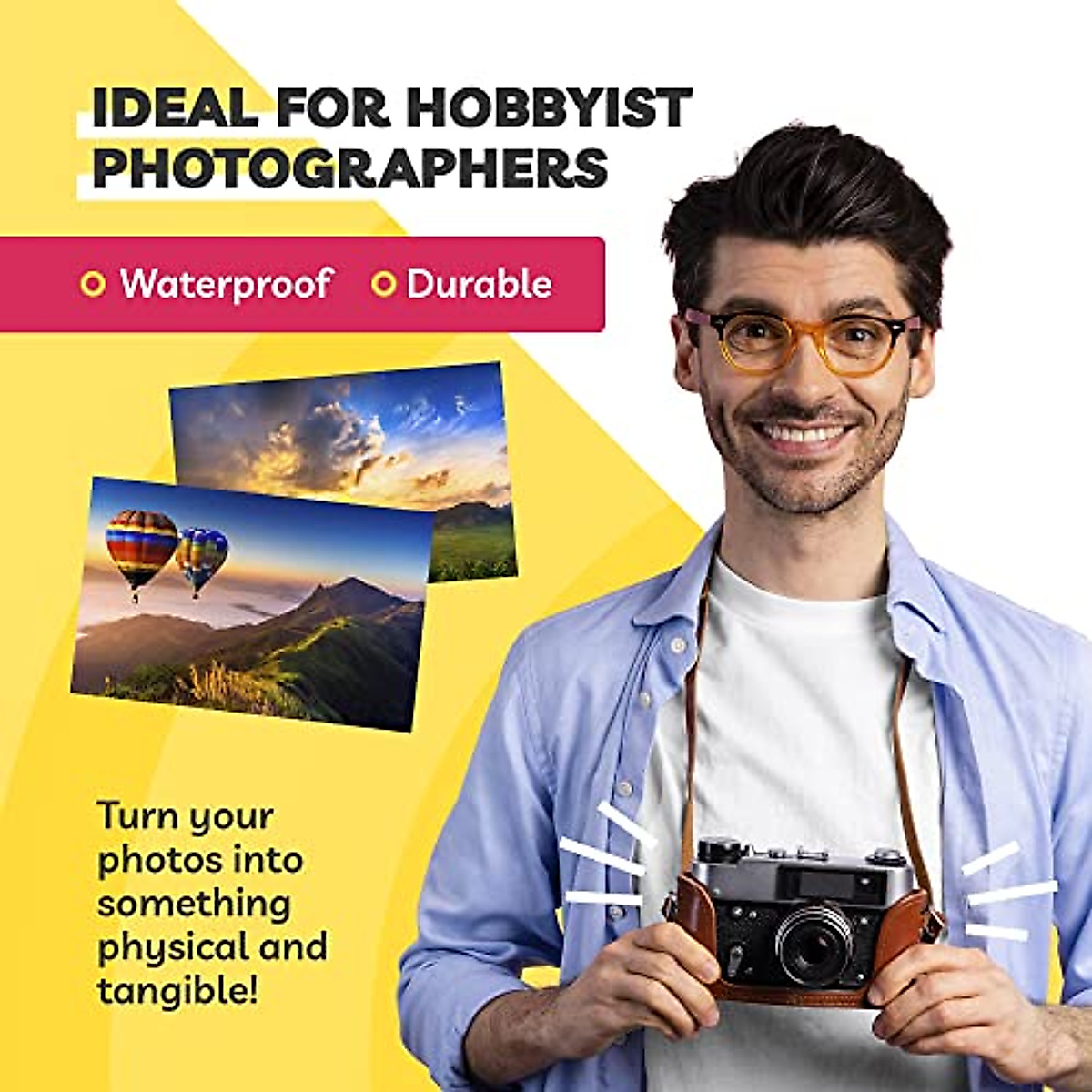 Photo Paper 4x6 Glossy (100 Sheets) Photo Paper For Printer - Works With Inkjet Printer - Picture Paper For Printer - Copy Paper Photo Quality // Paper Plan