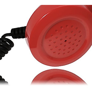 Opis Technology Retro handset (Bundle for iPhone) in Red/Old-Style Telephone Headset for Android Cell-Phones, Smartphones, Tablets, notebooks - The 60s Micro