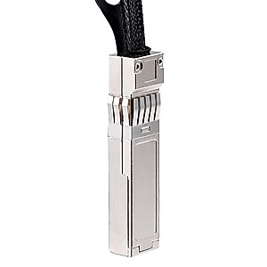 10Gtek 10G SFP+ to SFP+ Extender Cage with EEPROM on Cage Side, 3M Flat Cable in Nylon Jacket, 30AWG, 30cm