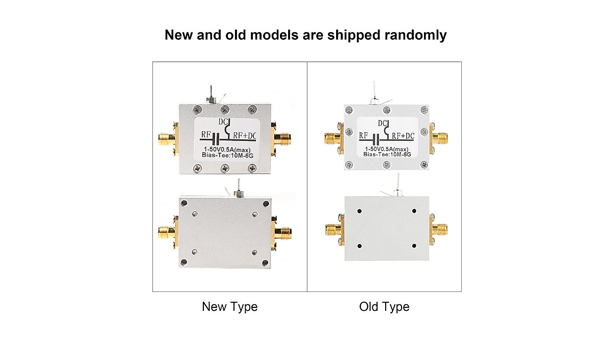 Bias Tee,10MHz-6GHz Bias Tee Broadband Radio Frequency Microwave ...