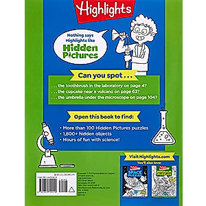 Awesome Science Puzzles: Find and Seek 100+ Science Hidden Picture Puzzles for Kids 6+, Highlights Puzzle Book for Kids (Highlights Hidden Pictures)