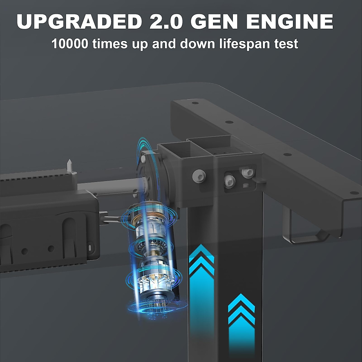 ExaDesk 40 * 24 Inches Electric Standing Desk, Adjustable Height Sit Stand Up Desk with 3 Memory Presets, Motorized Home Office Computer Gaming Workstation Desk, Espresso