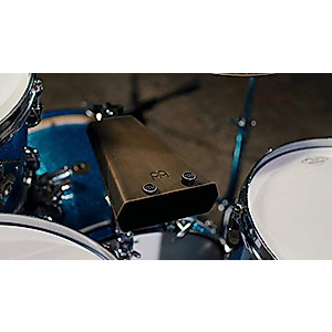 Meinl Cymbals Mike Johnston Groove Bell Cowbell with Magnetic Mutes — NOT Made in China — Vintage Steel Finish, 2-Year Warranty (MJ-GB)