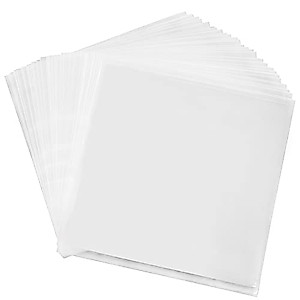 50x Vinyl Record Outer Sleeves, 12 LP - Crystal Clear, Not Cloudy, No Wrinkles! The Best Protection for Your Collection
