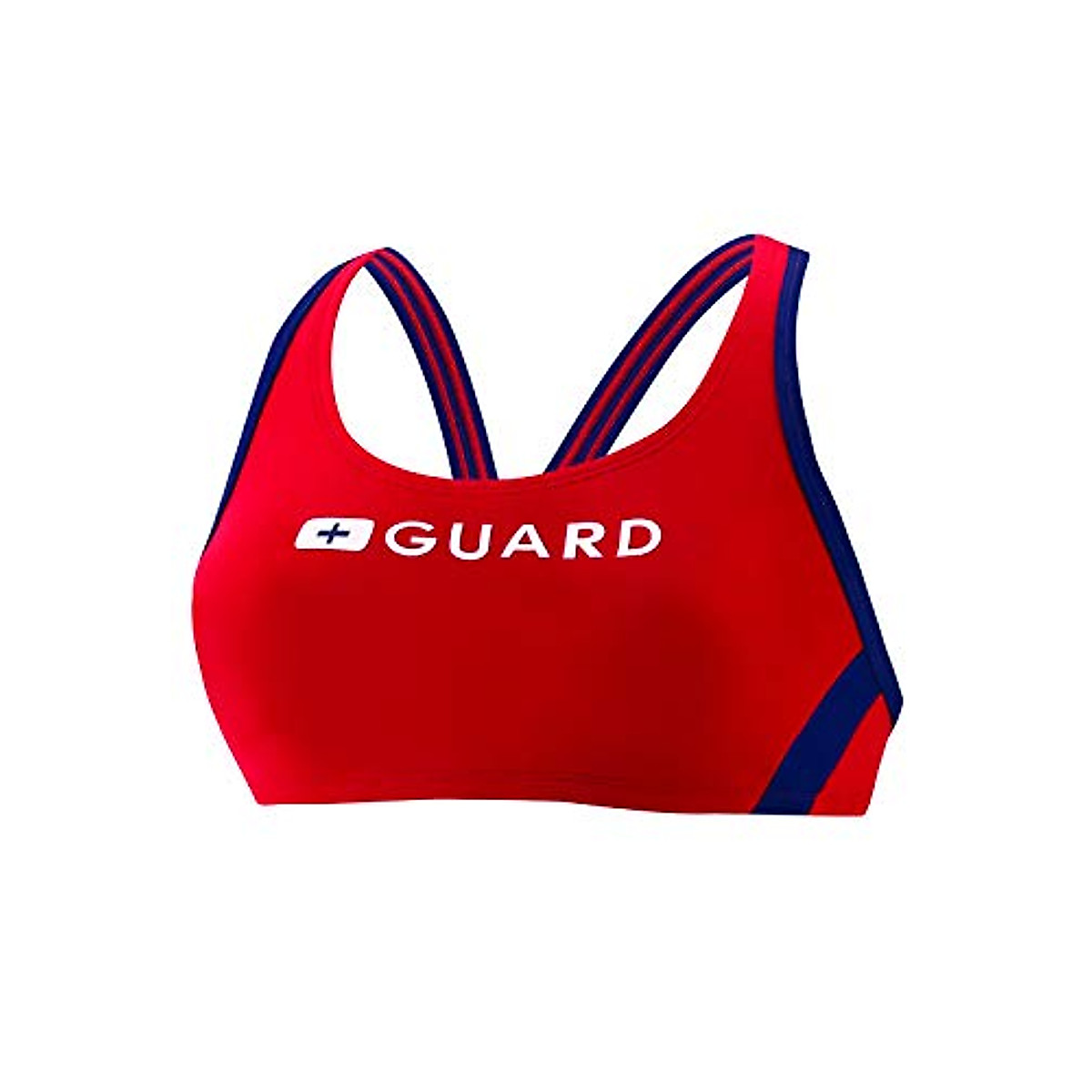 Speedo Women's Guard Swimsuit Sport Bra Top Endurance , Us Red, Medium