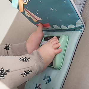 Infant Car Toy Travel Activity Center Baby Car Seat Toys for Babies 0-6 Months Arch with Mirror, Rattle, Teether Hanging Toy for Baby Infant 0-6-12 Months, Sensory Gift