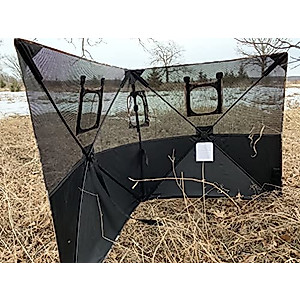 VENATIC Cloak Lite, Portable Quick Setup Lightweight Camouflage Pop Up 2-Sided Ground Hunting Blind