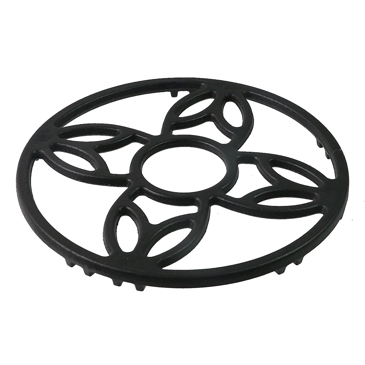 Geesatis Cast Iron Wok Ring Burner Grate Wok Support Ring, 1 Pcs, 7.5inch/190mm