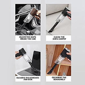 Upgraded Version of The Wireless Home Car Vacuum Cleaner, 120W Strong Suction Handheld Vacuum Cleaner, Portable Small Vacuum Cleaner