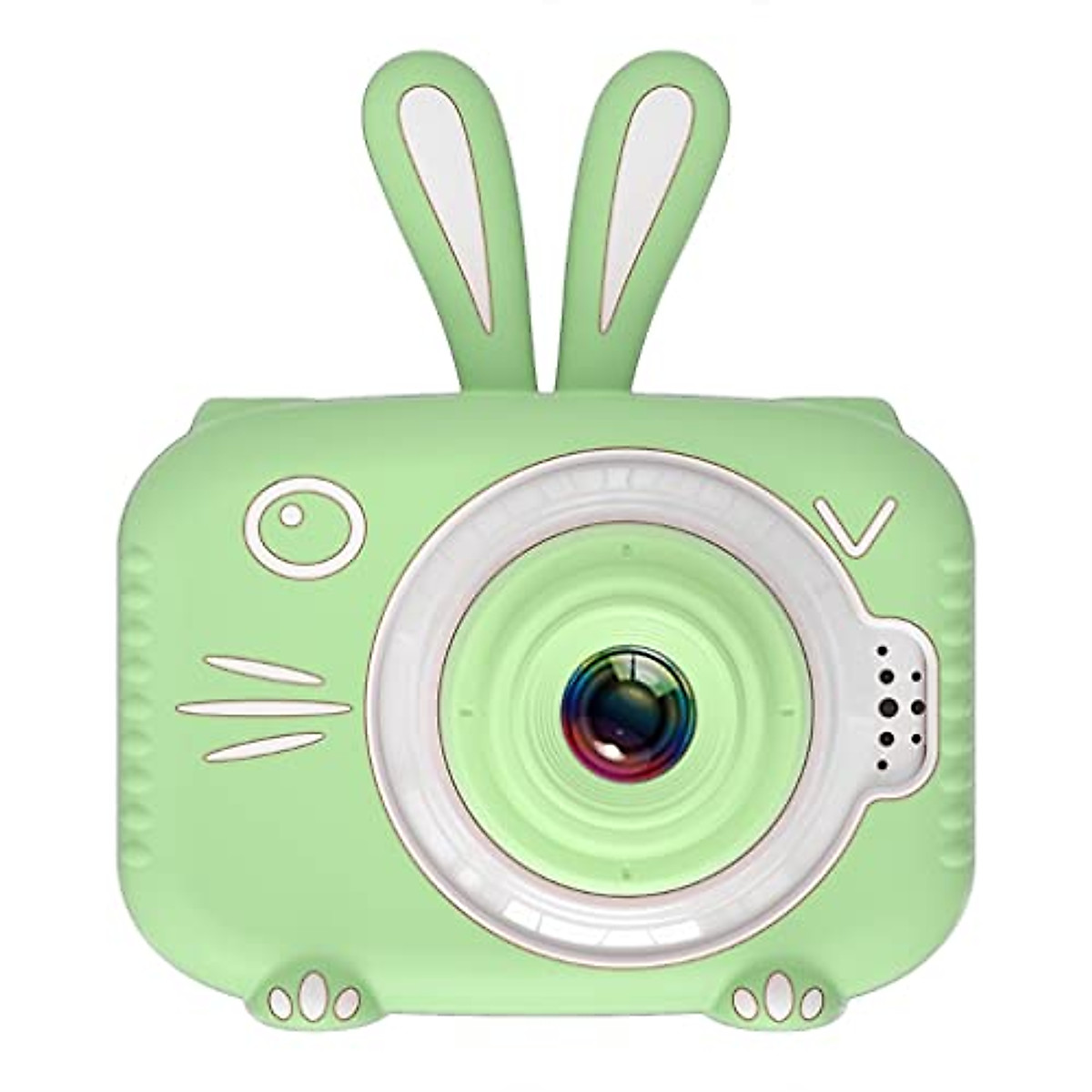 MEENE Digital Camera 2.0 Inch 1080P 20 Million Pixel High Definition Cartoon Video Camera Toy Best Gift for Boys Girls (Color : Green)
