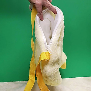 HENAA Cute Plush Crossbody Chicken Bag,Girls Women Funny Shoulder Cell Phone Wallet,Cute Cartoon Plush Purse Handbag Crossbody Shoulder Bag, White