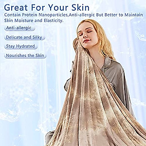 Topcee Cooling Throw Blanket for Hot Sleepers,Arc-Chill Q-Max >0.5 Cool Fiber,100% Oeko-Tex Certified Lightweight Summer Cool Blanket for Travel/Outdoor Ultra Cold Breathable,50''x70''