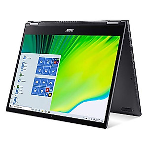 Acer Spin 5 Convertible Laptop, 13.5" 2K 2256 x 1504 IPS Touch, 10th Gen Intel Core i7-1065G7, 16GB LPDDR4X, 512GB NVMe SSD, Wi-Fi 6, Backlit KB, FPR, Rechargeable Active Stylus, SP513-54N-74V2