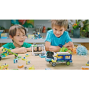 Programming Kit Compatible with Micro:bit, 12-in-1 Kids Graphics Programming, Robot Toy for Learning Code, Magnetic Electronic Module, Crowbits Inventor Kit (Micro:bit Not Included)