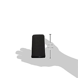 Shure RK345 Black Foam Replacement Windscreen for SM7A and SM7B Microphones - Reduces Unwanted Breath and Wind Noise, Combatting Plosives and Clicks