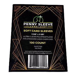 PYP Sports Card Toploaders and Sleeves Bundle, Including 100 35pt Ultra Clear Top Loaders and 100 Clear Soft Card Sleeves (100 toploaders + 100 Sleeves)