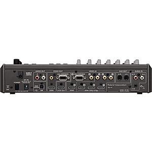 Roland VR-3EX All-in-one AV Mixer with Built-in USB Port for Web Streaming and Recording, 2.5" Multiview Touchscreen Monitor, Standard Definition 16:9 Mixing Engine, Scalers on Channel 4 and Output