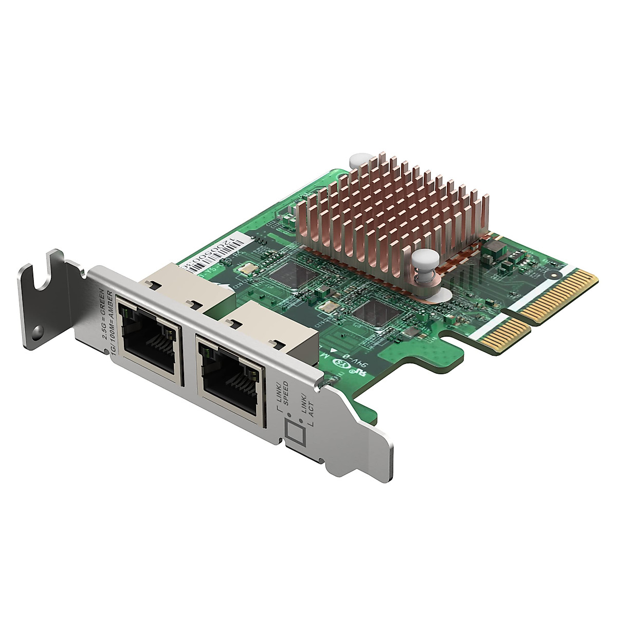 QNAP QXG-2G2T-I225 Dual Port 2.5GbE 4-Speed Network Card