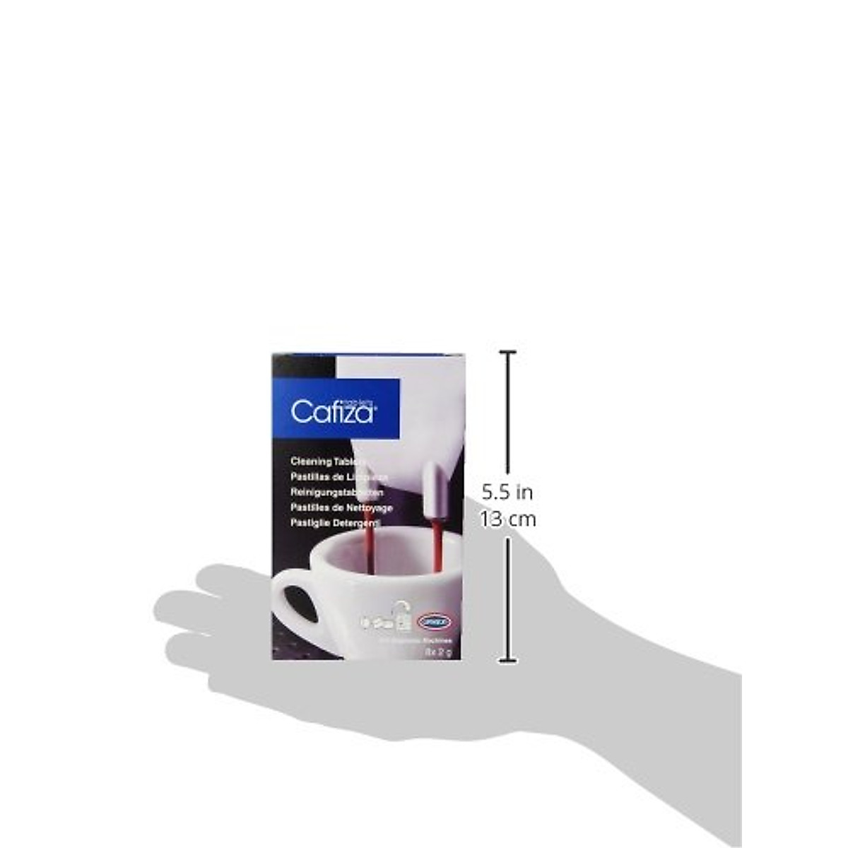 Urnex Cafiza Espresso Machine Cleaning Tablets 8 Count (Pack of 1)