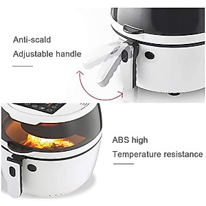 Air Fryer Oven Stove French Fries Machine 8 Liters Oil-Free Air Healthy Fryer Household Automatic Stir Fry Multi-Function Fries Machine Oven Electric Fryer, Adjustable Temperature Contr