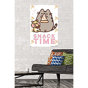Trends International Pusheen - Snack Time Wall Poster, 22.375" x 34", Unframed Version