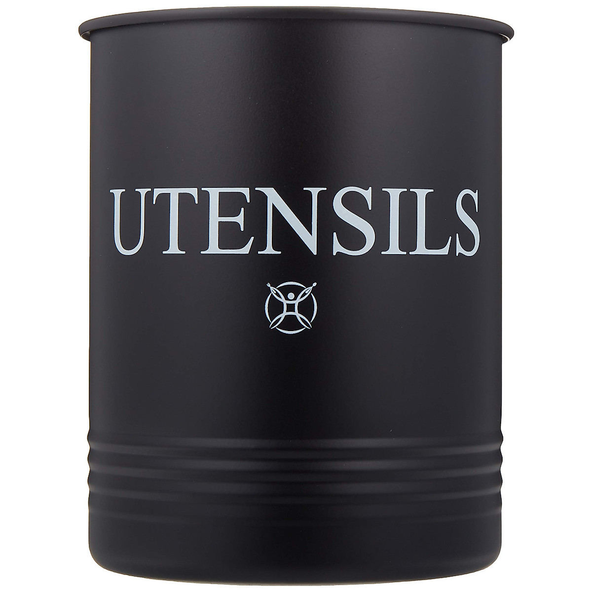 Steelware Central Utensil Holder Large Crocks Kitchen (black)