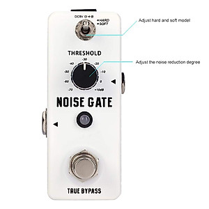 Guitar Noise Gate Suppressor Guitar Noise Killer Effect Pedal for Electric Guitars