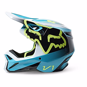 Fox Racing V1 Motocross Helmet, LEED Teal, Medium