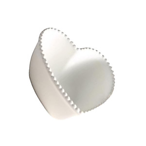 BESTonZON Heart Shaped Dish Heart Shaped Bowl pasta bowl ceramic fruit bowl sauce bowl Ceramic Heart Bowl Small Dipping Bowls