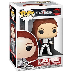 Funko Pop! Marvel: Black Widow – Black Widow in White Suit Vinyl Bobblehead