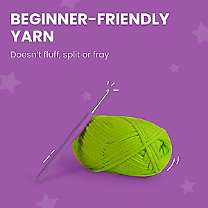 Cookie Box Crochet Kit for Beginners - Learn to Crochet Amigurumi Stuffed Animals - Gift - for Kids (13+) and Adults - Beginner-Friendly Yarn - Stitch-by-Stitch Video Tutorial - Turtle Hugo