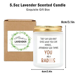 Get Well Soon Candle Gifts, Funny Breast Cancer Gifts, Surgery Recovery Presents for Women, Encouragement Gifts for Friend, Mom, Daughter, Sister, Wife, Girlfriend, Her, Him