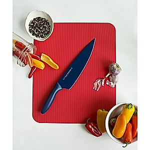 Kai PRO Pure Komachi 2 Chef's Knife 8”, Thin, Light Kitchen Knife, Ideal for All-Around Food Preparation, Hand-Sharpened Japanese Knife, Perfect for Fruit, Vegetables, and More,Navy