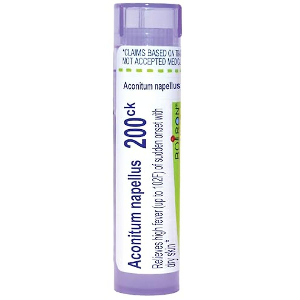 Boiron Aconitum Napellus 200Ck Homeopathic Medicine for Fever - 80 Pellets