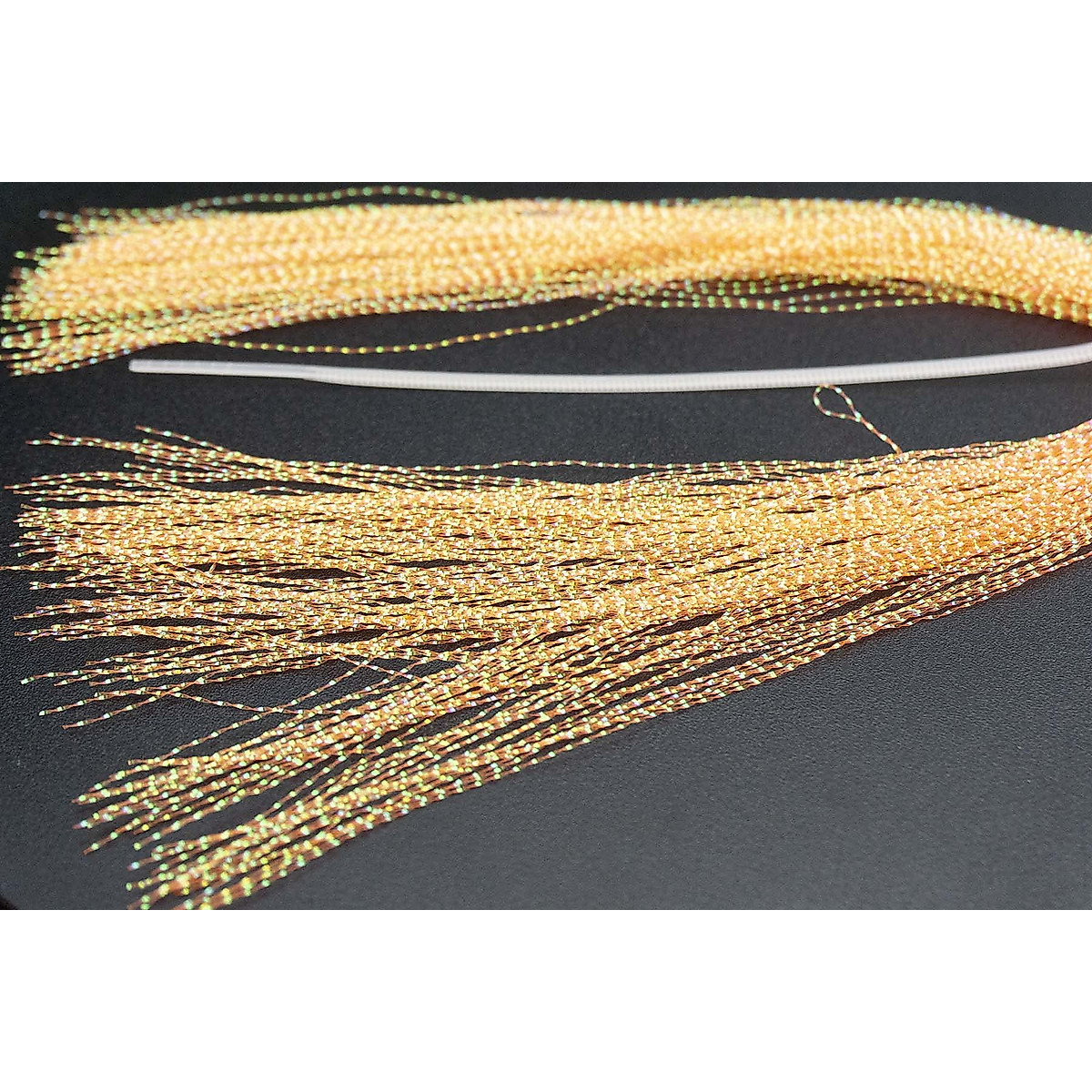 10 Packs Crystal Flash Fly Tying Material Hook Lure Flash Flies Decorating Holographic Tinsel Krystal Flashabou Sparkle Dry Streamer for Fishing Lure Dry Flies Making Supplies