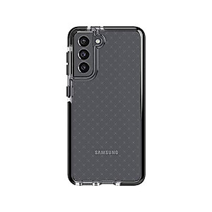 tech21 Evo Check Phone Case for Samsung S21 5G -12 ft. Drop Protection, Smokey/Black