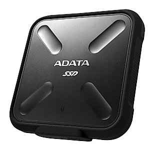 ADATA SD700 External SSD 1TB, Black, Military-Grade,(PX8/IP6X), 3 Years Warranty