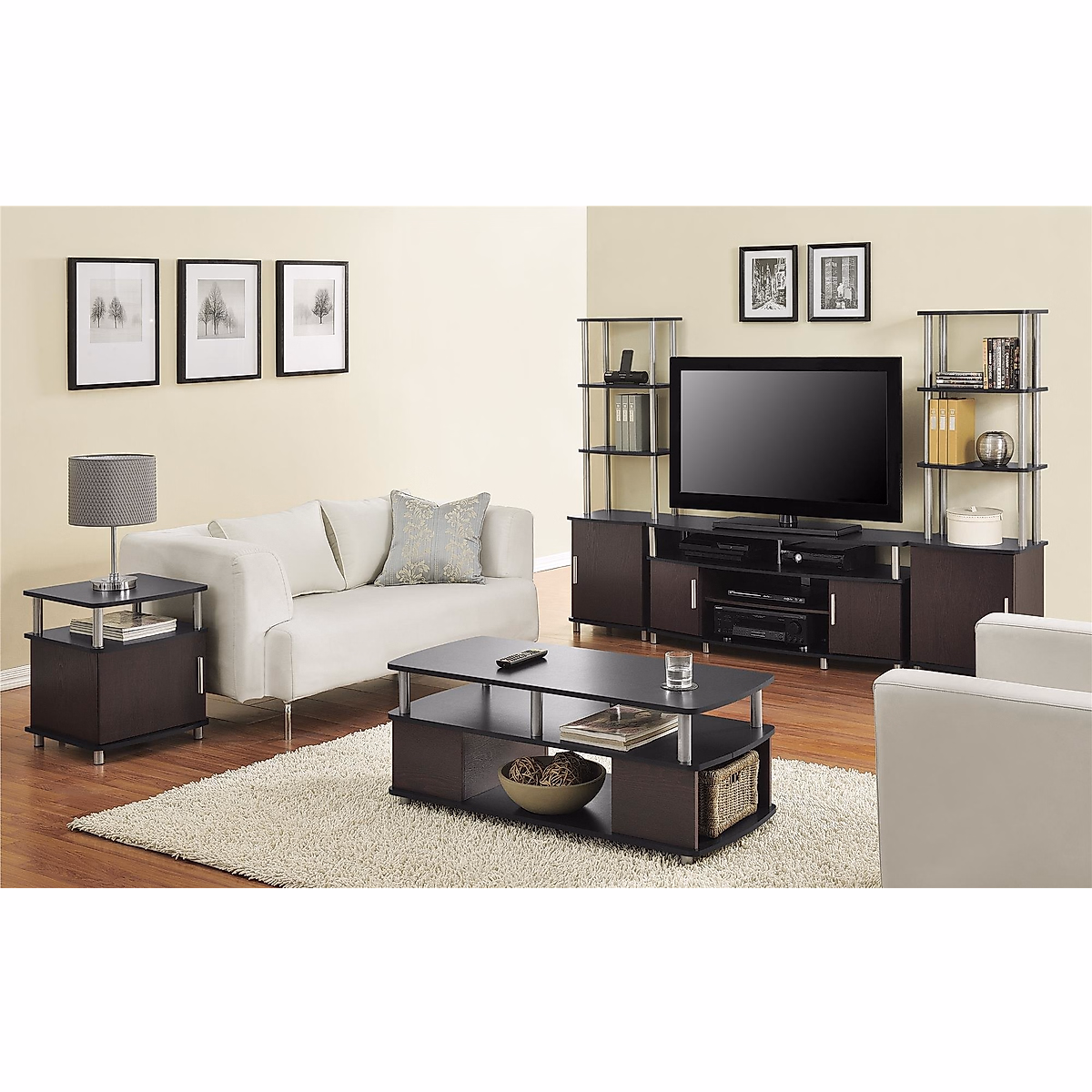 Ameriwood Home Carson TV Stand for TVs up to 50", Cherry