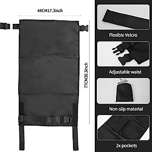 Airplane Seat Extender for Kids Toddler Airplane Bed Airplane Travel Essentials Airplane Footrest Leg Rest for Children to Lie Down on The Plane (Black)