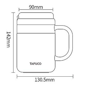 Insulated Stainless Steel Vacuum Thermal Coffee Tea Mug - 17 Oz | Stainless Steel Tea Strainer Loose Leaf Tea Mug with INFUSER