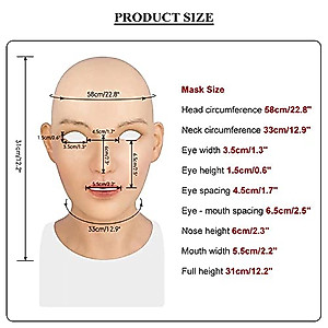 Realistic Silicone Female Mask Yennefer Crossdressing Headwear Masks For Crossdressers Cosplay Halloween DragQueen